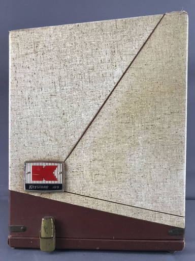 Vintage Keystone 105 8mm Projector And Case