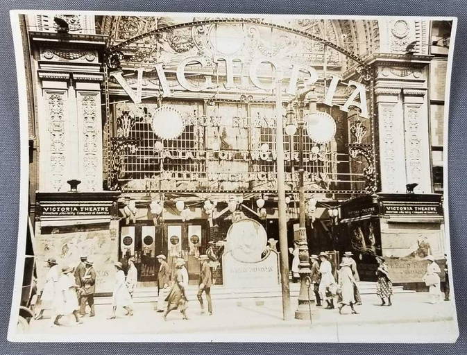 Antique Photograph Of Victoria Theatre