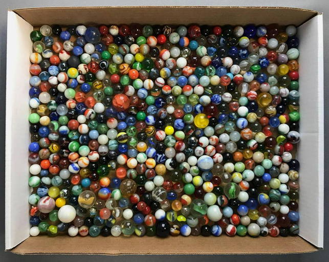Group Of Glass Marbles