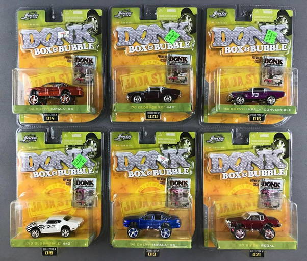 Group Of 6 Jada Toys Donk Box & Bubble Die Cast