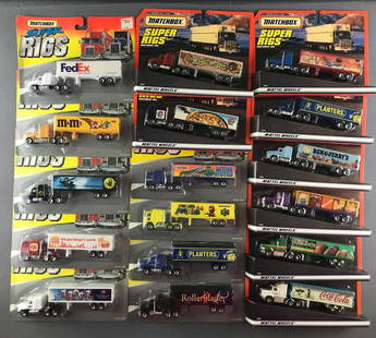 18 Matchbox Super Rigs