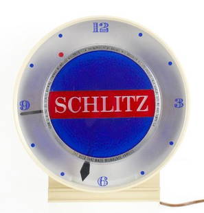 Vintage Schlitz Beer Advertising Clock