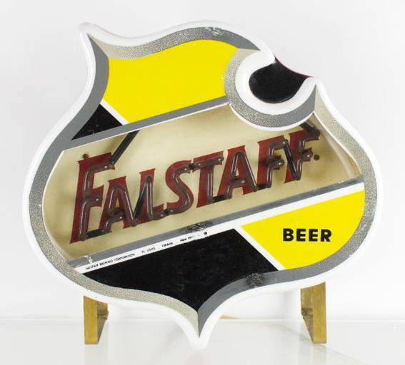Vintage Falstaff Light Up Advertising Neon Beer Sign