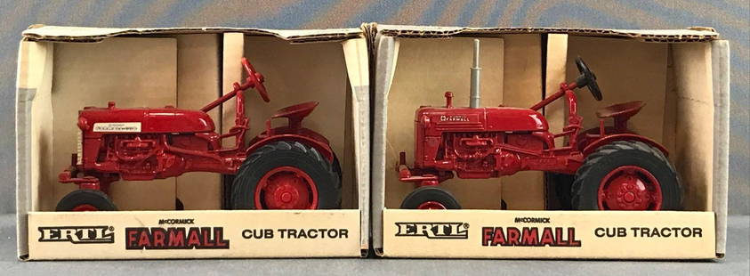 Group Of 2 Ertl Toy Farmer Mccormick Farmall Die Cast