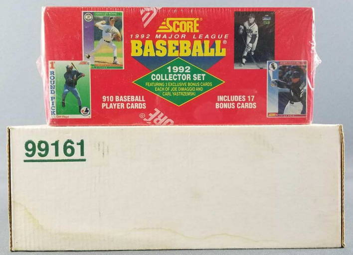 1991, 1992 Score Baseball Card Sets