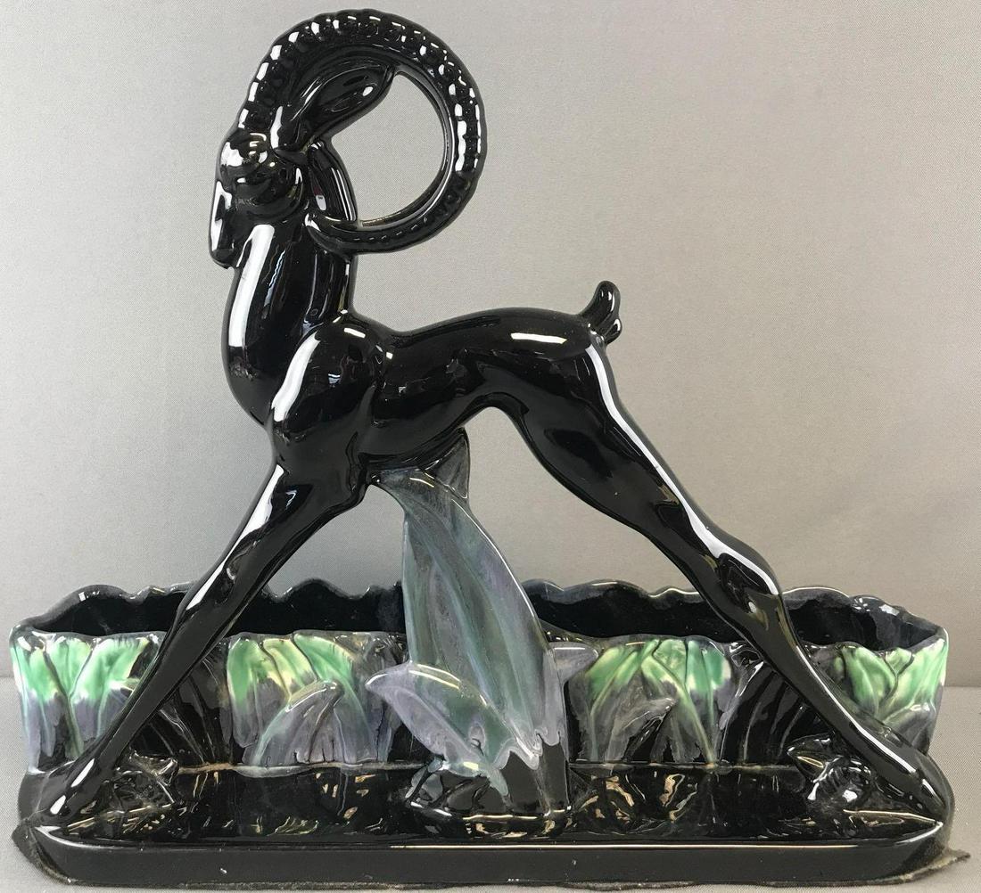 Vintage California Pottery Ram Planter