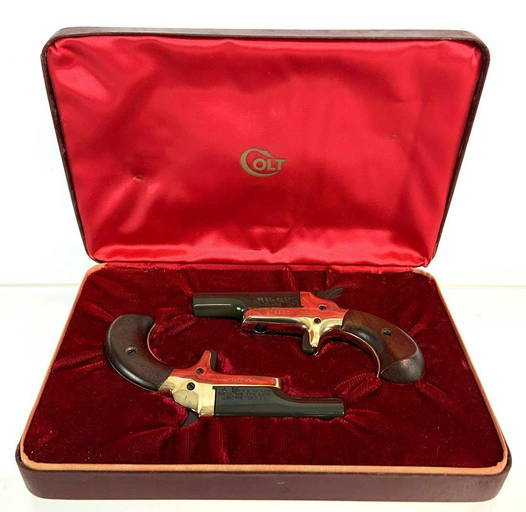 Set Of Colt .22 Short Cal. Derringer Pistols With