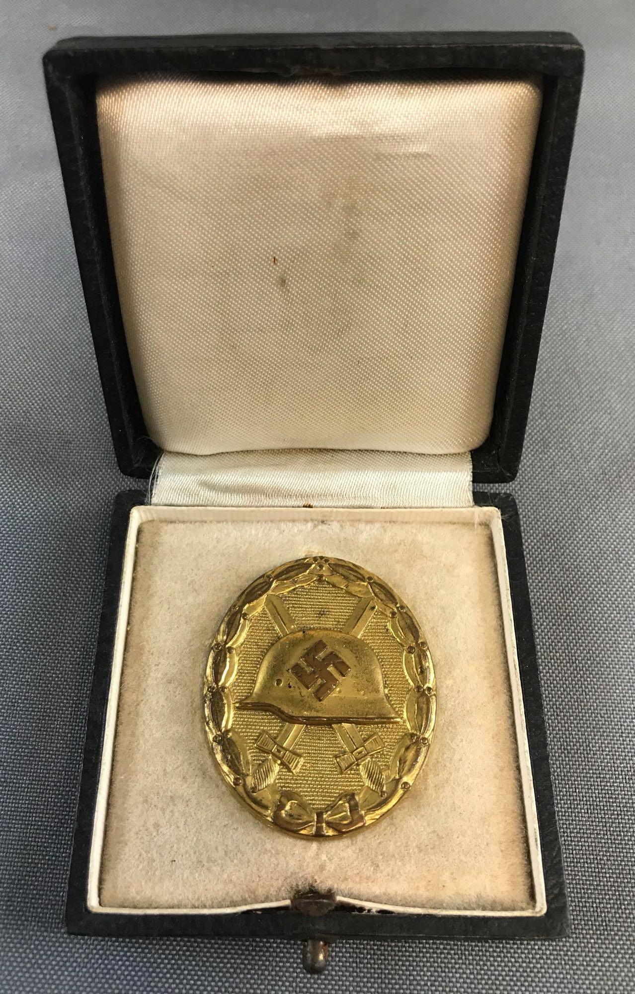 Ww2 German Wound Badge Is Gold