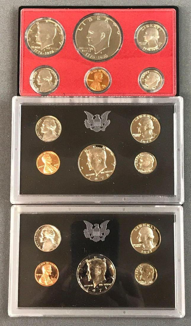 Three Us Proof Coin Sets