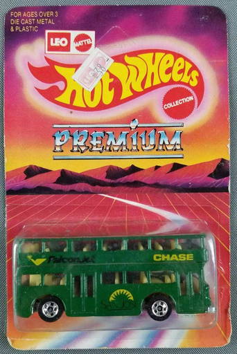 Leo Mattel Hot Wheels Premium 3291 Double Deck Bus