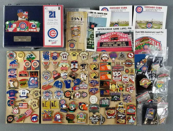 Group Of Baseball Lapel Pins