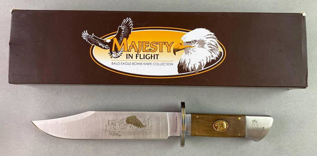 Franklin Mint American Heritage Eagle Bowie Knife