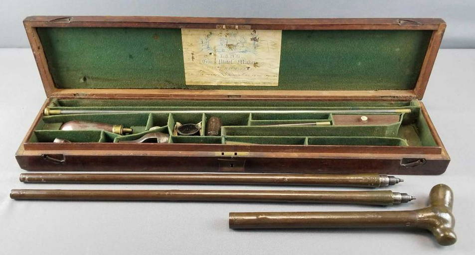 Lang Percussion Cane Gun In Original Case