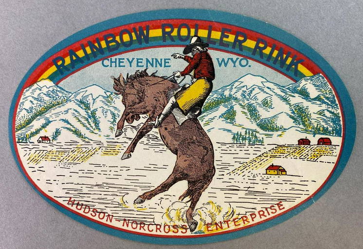 Roller Rink Decal Cheyenne Wyoming