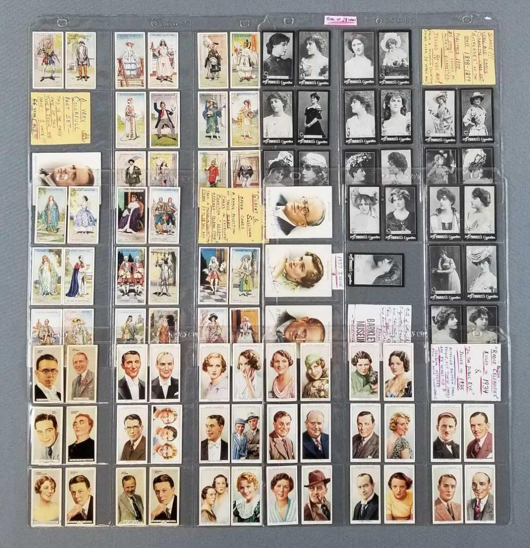 Group Of Celebrity Trade Cards