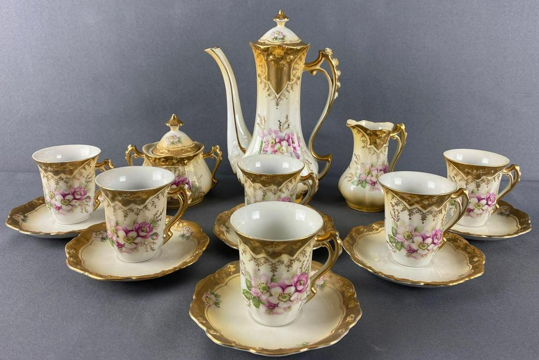 15 Piece Rs Prussia Chocolate/tea Set