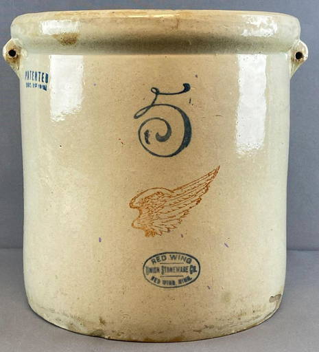 Red Wing 5 Gallon Stoneware Crock