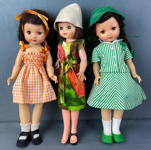 Group Of 3 Fashion Dolls