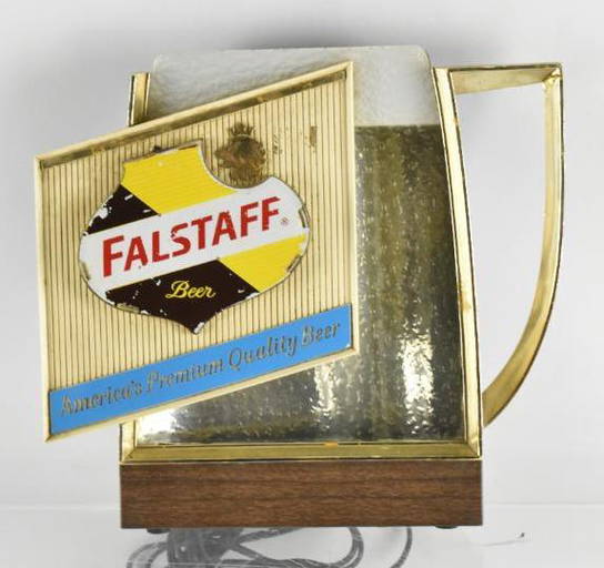 Vintage Falstaff Light Up Advertising Bubbler Beer Sign - Nov 14, 2021 ...