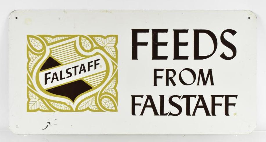 Vintage Falstaff Advertising Metal Beer Sign