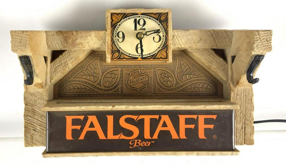 Falstaff Beer Light Up Advertising Cash Register Topper