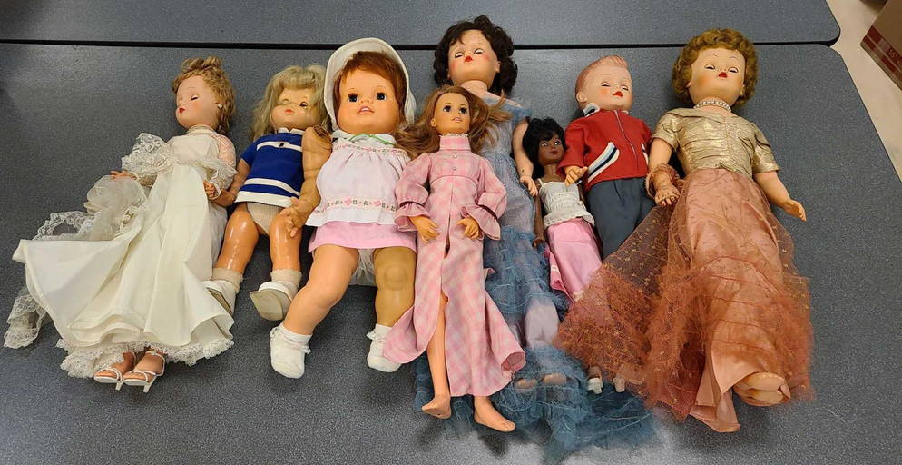 Group Of 8 Dolls
