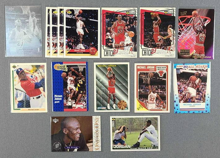 Group Of 15 Assorted Michael Jordan Cards