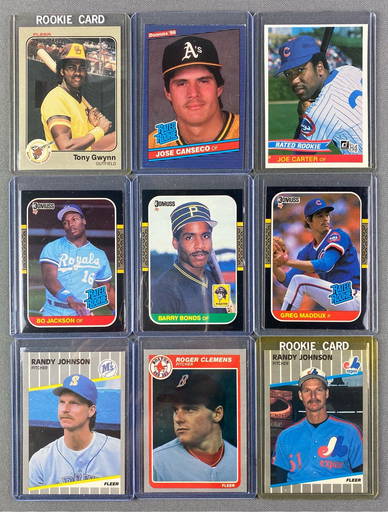 Group Of 25 1980s Baseball Rookie Cards