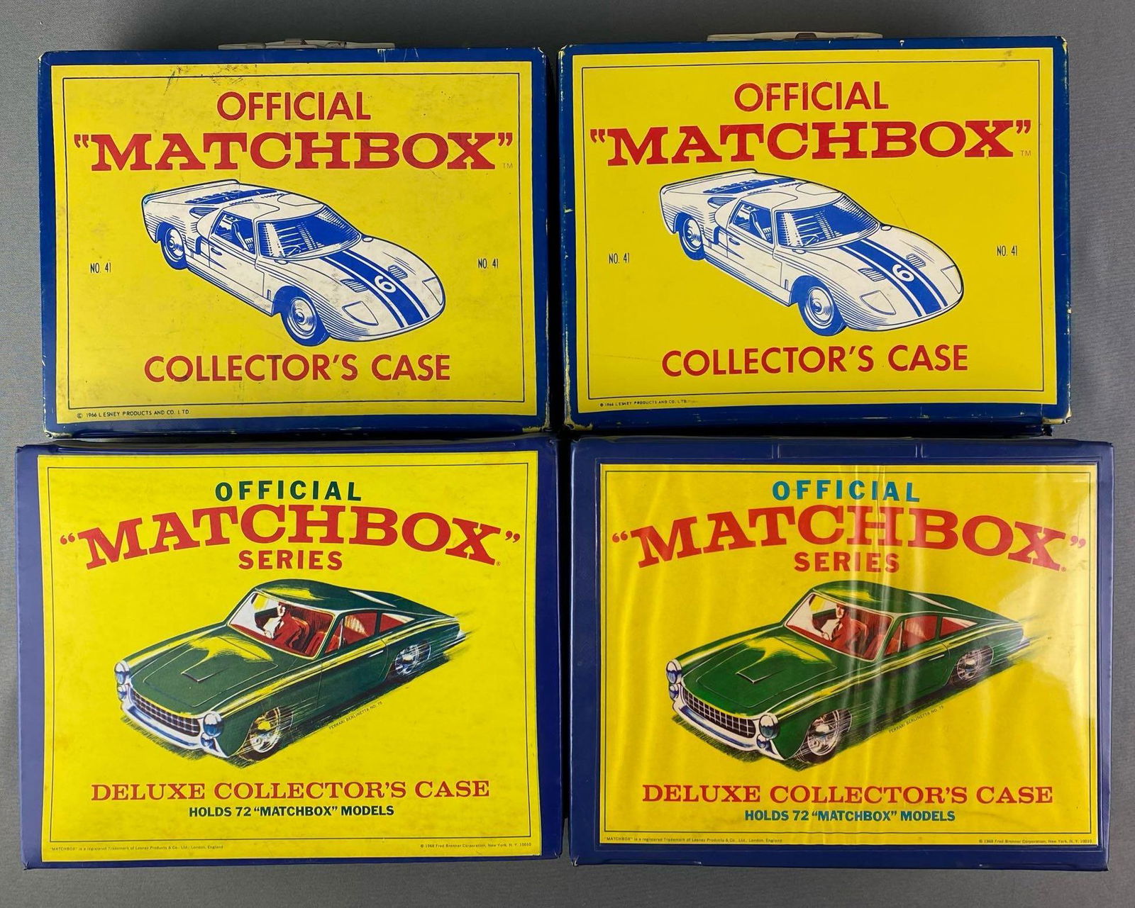 Group Of 4 Matchbox Collectors Cases
