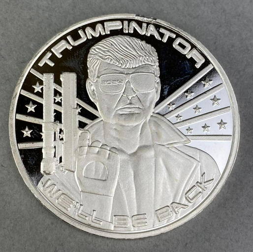 Trumpinator Silver Round (#0543S) on Jan 08, 2022 | Matthew Bullock ...