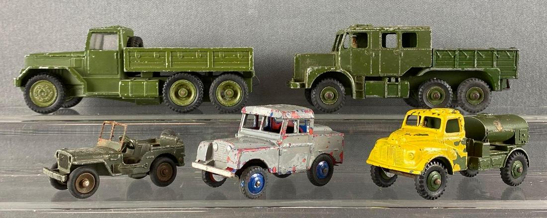 Group Of 5 Assorted Die Cast Military Vehicles