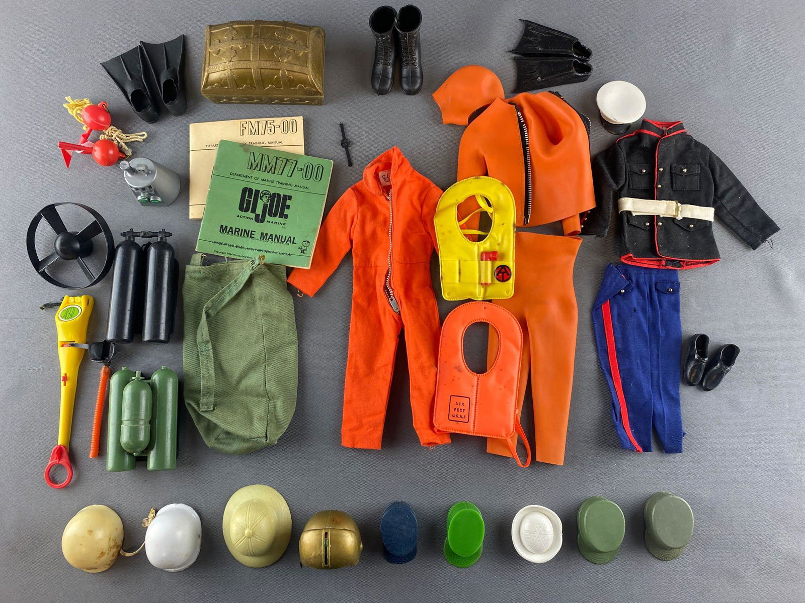 Group Of Assorted G.i. Joe Clothing And Accessories