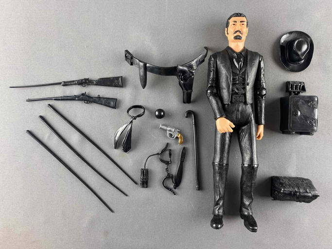 Marx Johnny West Sam Cobra Action Figure And