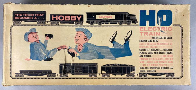 Allstate Ho Gauge Electric Train Set