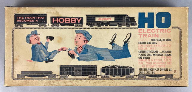 Allstate Ho Gauge Electric Train Set