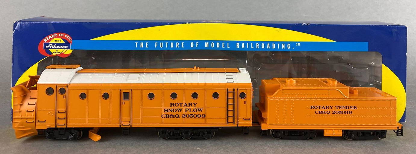 Athearn HO Scale Rotary Snow Plow Locomotive and Tender (#0520) on Mar ...