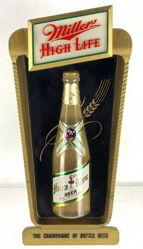Rare Vintage Miller High Life Light Up Advertising Back