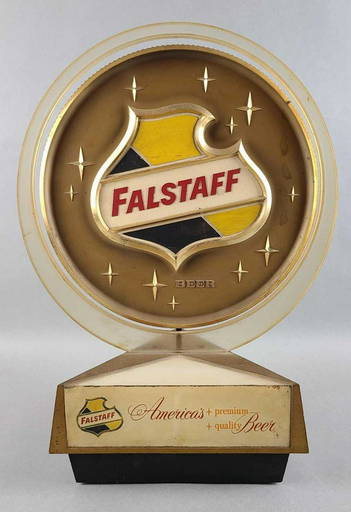Vintage Falstaff Beer Advertising Motion Sign