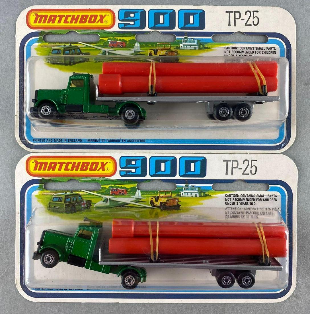Group Of 2 Matchbox 900 No. Tp 25 Die Cast Vehicle Sets