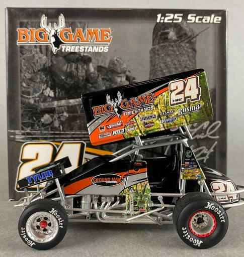 R&r Sprint Cars Terry Mccarl No. 24 Die Cast Sprint Car