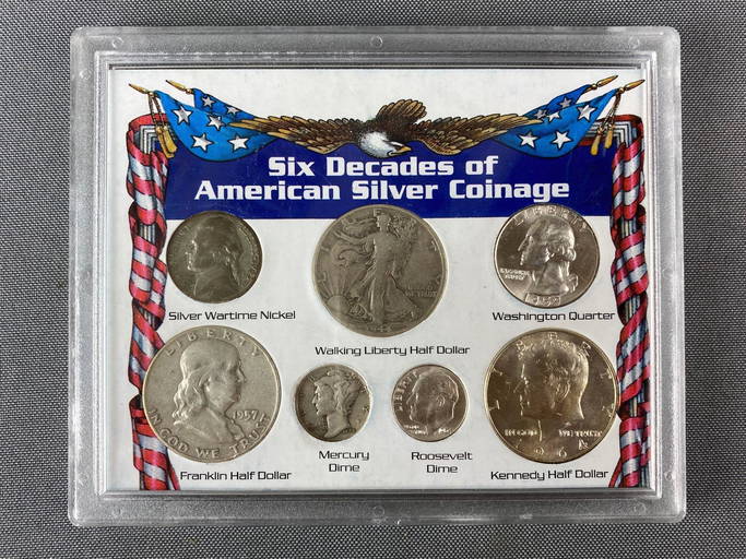 Six Decades Of American Silver Coinage Collection