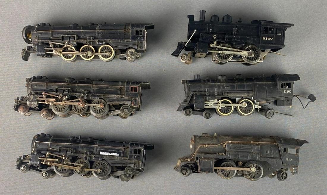 Group Of 6 Lionel Steam Locomotives O Scale