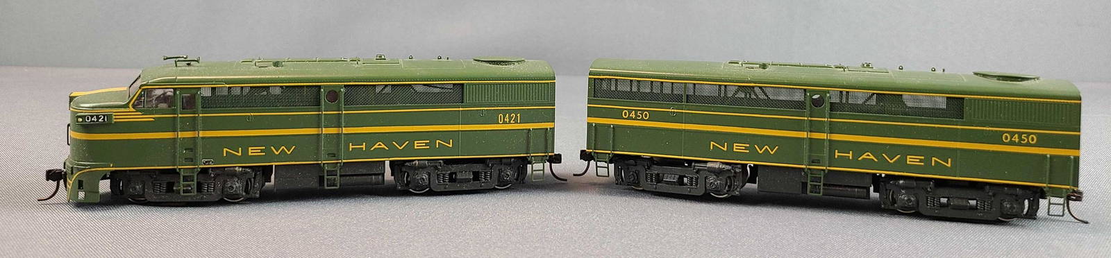 Alco Ho Scale Brass New Haven Train Cars