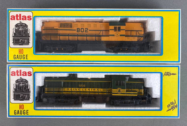 2 Atlas HO Scale Diesel Locomotives (#0293) on Jun 04, 2022 | Matthew ...