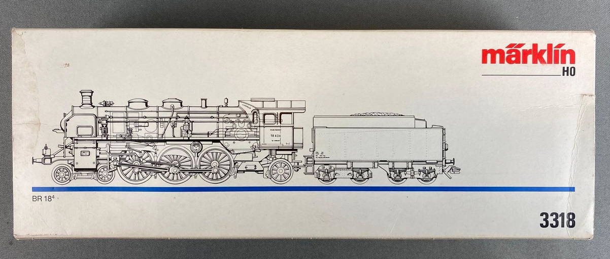 Marklin HO Scale BR 18 Steam Locomotive with Tender (#0328) on Jun 04 ...