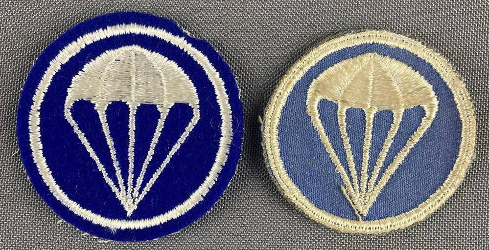 Group Of 2 Ww2 Us Military Para Patches