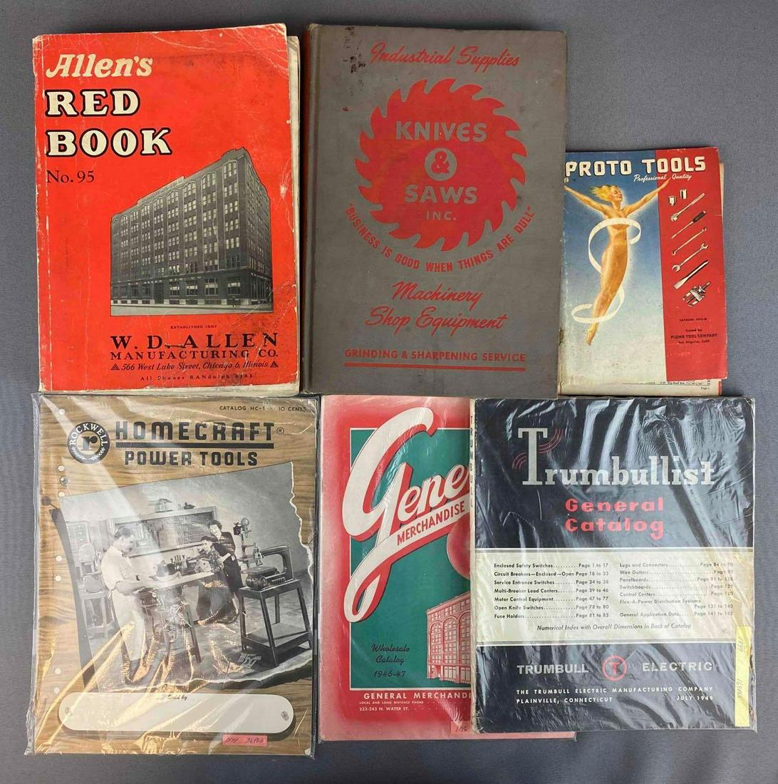 Group Of 6 Tool Catalogs