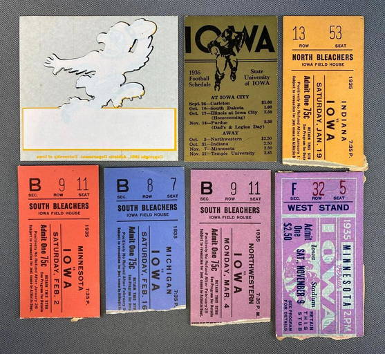 Group of Iowa State Ticket Stubs and More - Jul 16, 2022 | Matthew ...