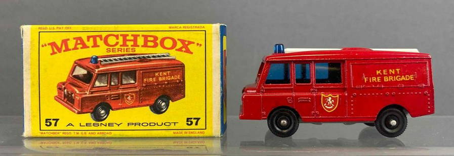 Matchbox No. 57 Land Rover Fire Truck