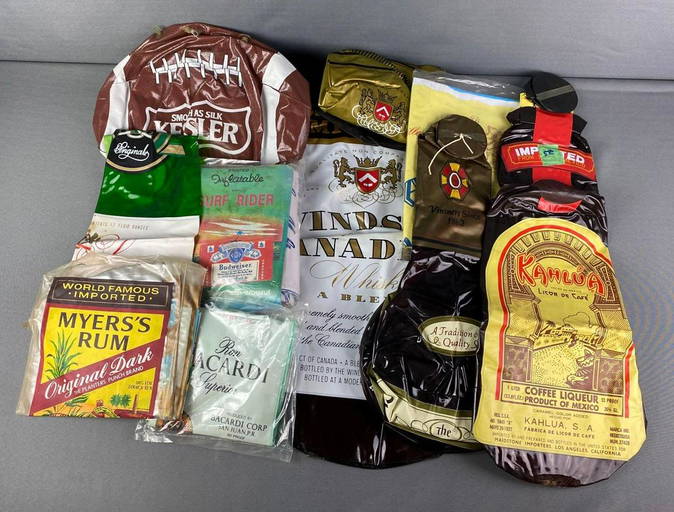 Group Of 9 Assorted Advertising Inflatables